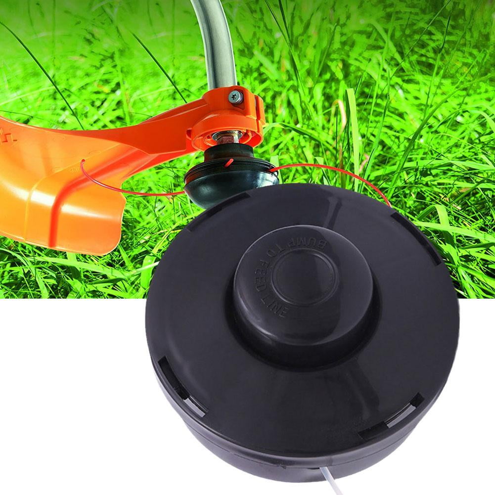 Universal Black Trimmer Head String Line Brush Cutter Mower Garden ...