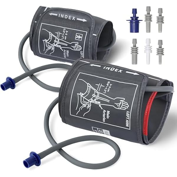 Universal Blood Pressure Replacement Cuff Set - 5.9”-9.5” & 9”-21 ...