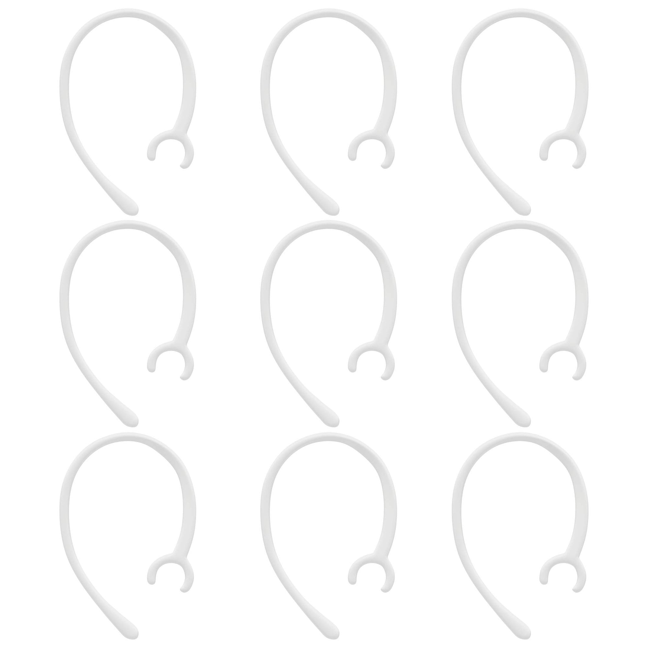 Universal Bluetooth Ear Hook Clip Set for Small Clamps - 9 Clear Loops ...