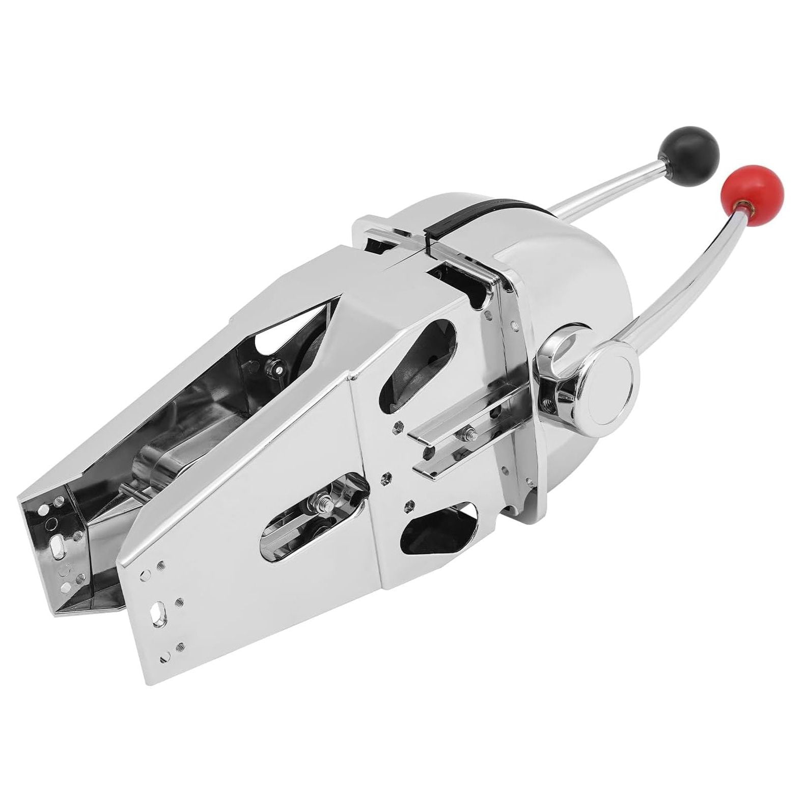 Universal Boat Dual Lever Throttle Control, Top Mount Marine Twin Lever ...