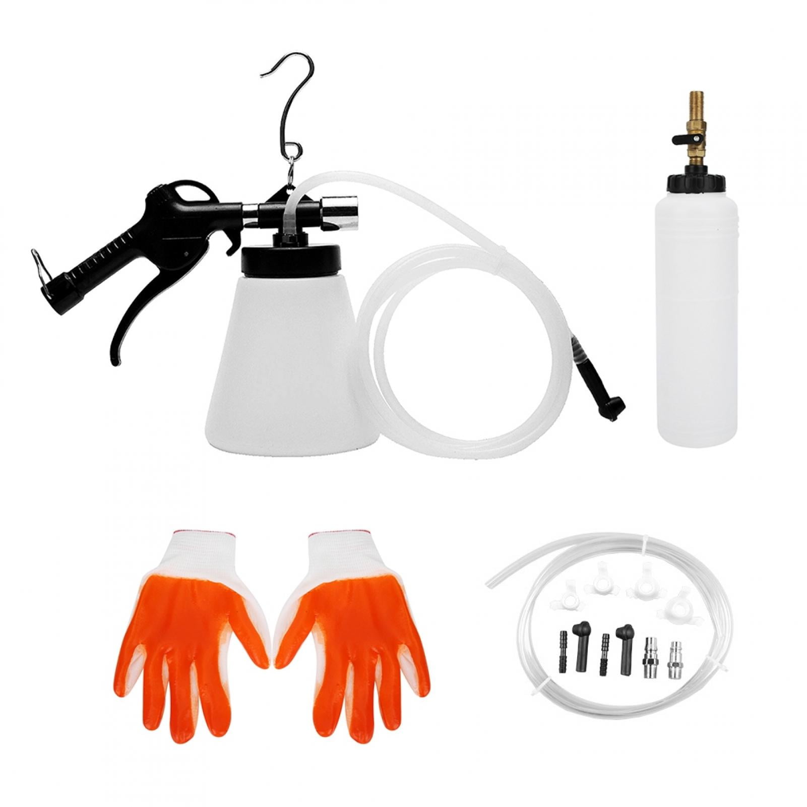 Universal Brake Fluid Bleeder Kit - Pneumatic Car Tool for Bleeding ...