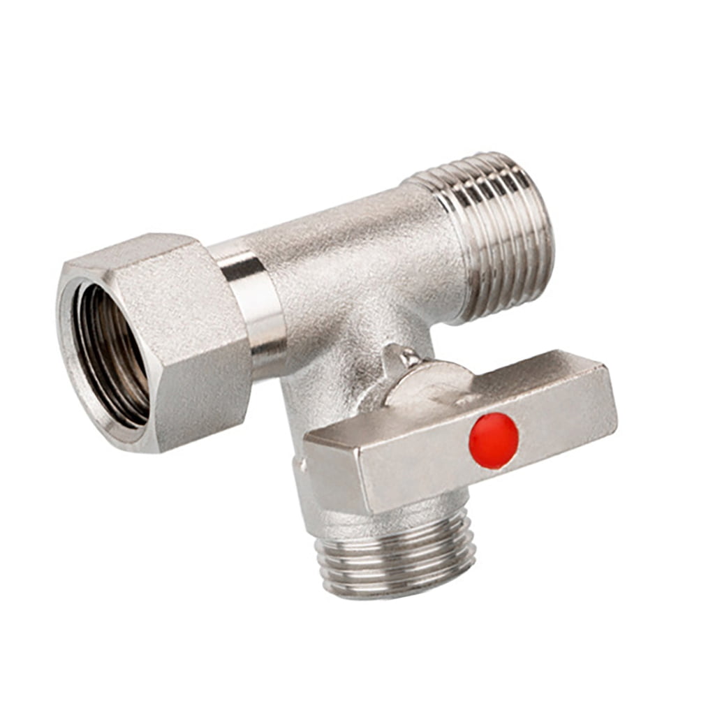 Universal Brass Angle Stop Valves Efficient Brass T Adapter Valves ...