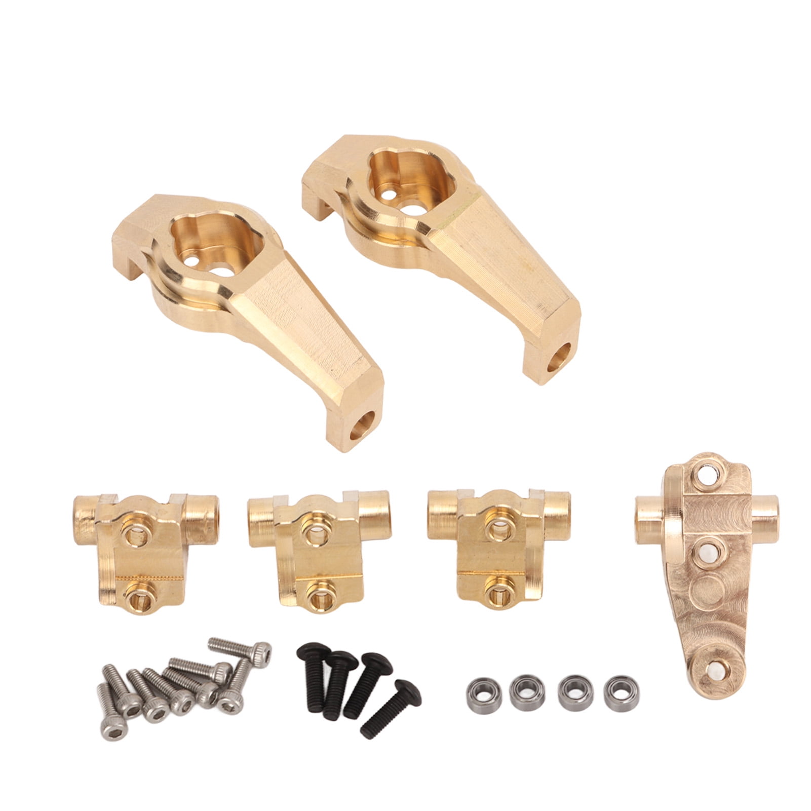 Universal Brass Front Steering Knuckle & C Block with Tie Rod Mount Set ...