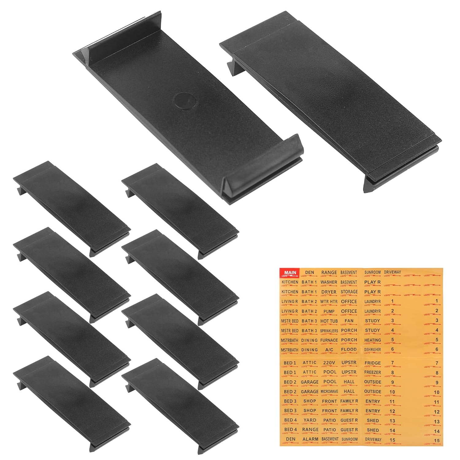 Universal Breaker Filler Plate for 1 Inch Load Center Flush Cover, with ...
