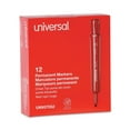 Universal Bold Red Permanent Marker with Broad Chisel Tip and Easy Grip ...