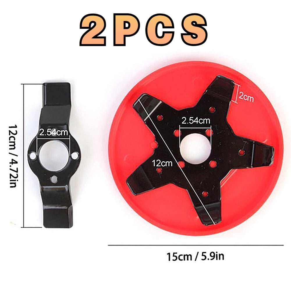 Universal Brush Cutter Blade Trimmer Head Metal Blades Trimmer Garden ...