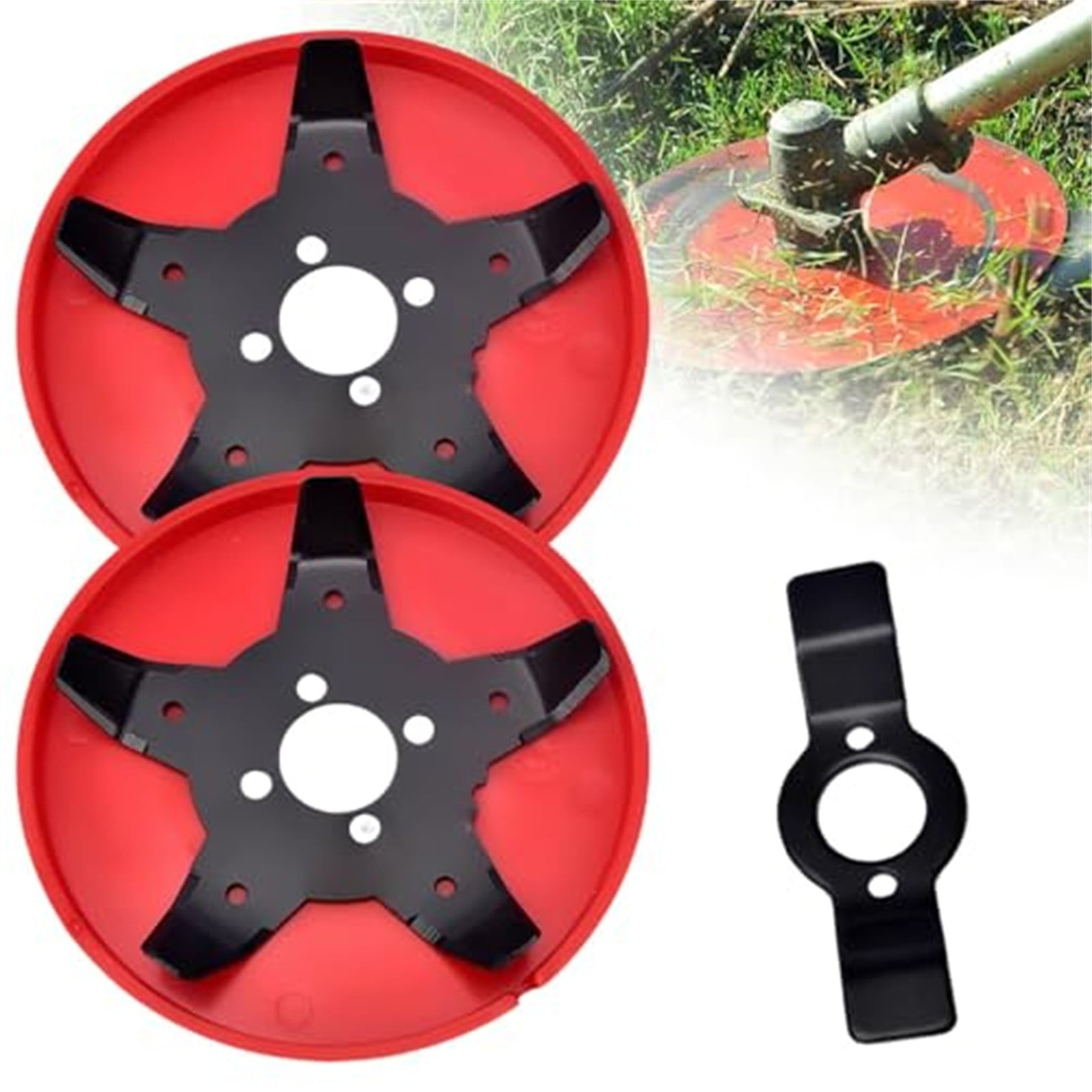 Universal Brush Cutter Head, 65Mn Steel for Lawn, Garden, and Farm ...