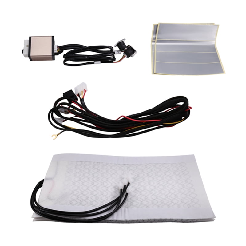 Universal Built-in Car Seat Heater Kit 2 Seats Heating Pads 3 Levels ...
