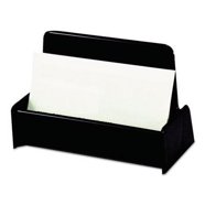 Kantek Clear Acrylic Business Card Holder, Fits 80 Business Cards, 4 ...