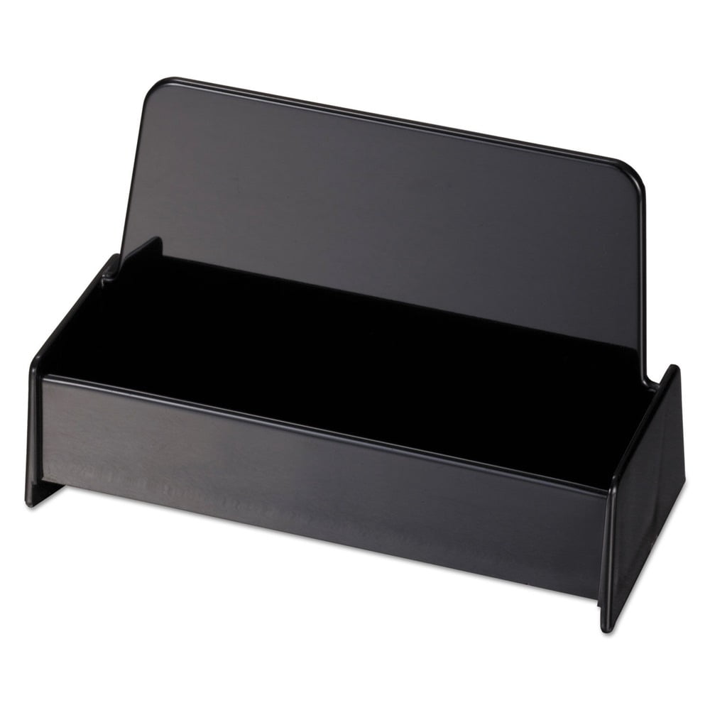 Universal Business Card Holder, Holds 50 Cards, 2 x 3.5 Size, Plastic ...