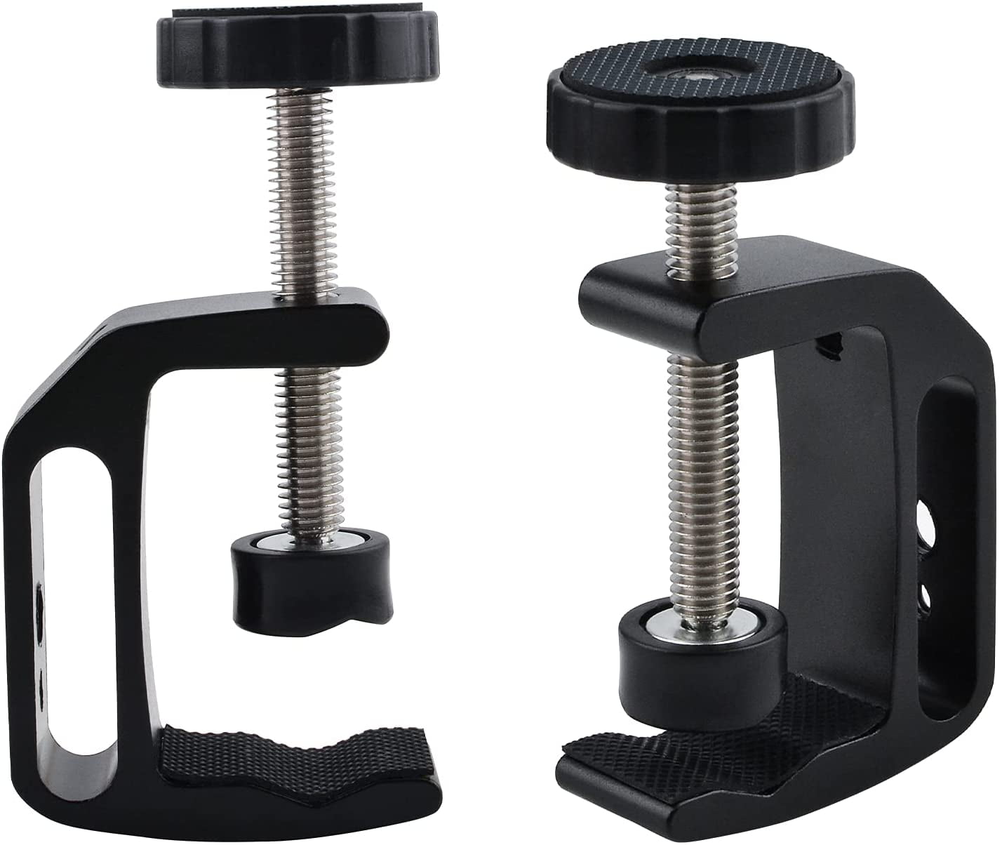 Universal C-Clamp, 2PCS Aluminum Alloy Universal C Table Desk Clamp ...