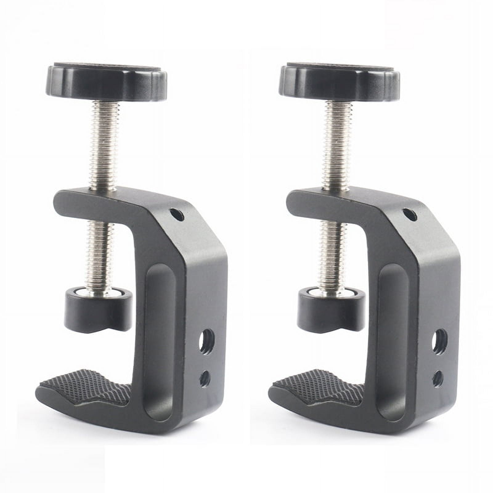 Universal C-Clamp for Desktop Mount Tables Desk Clamps Aluminum Support ...