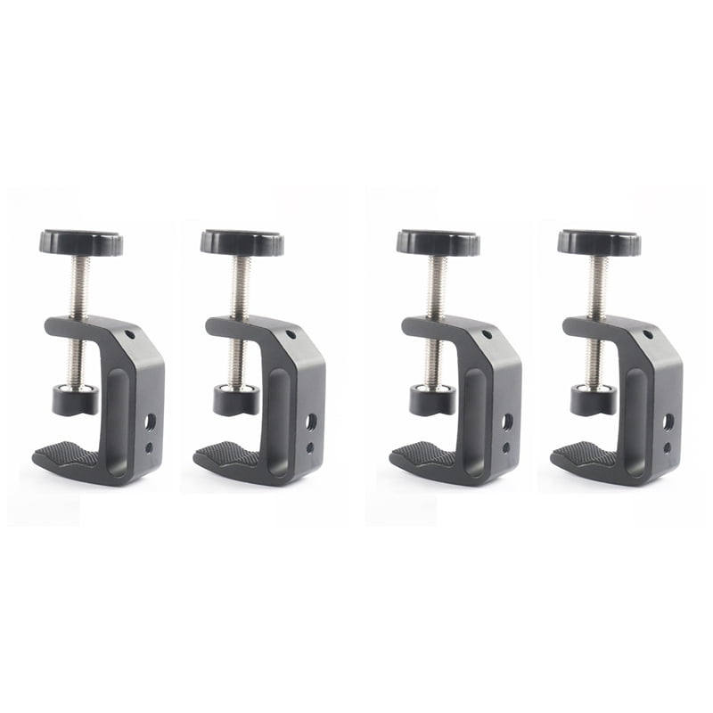 Universal C-Clamp for Desktop Mount Tables Desk Clamps Aluminum Support ...