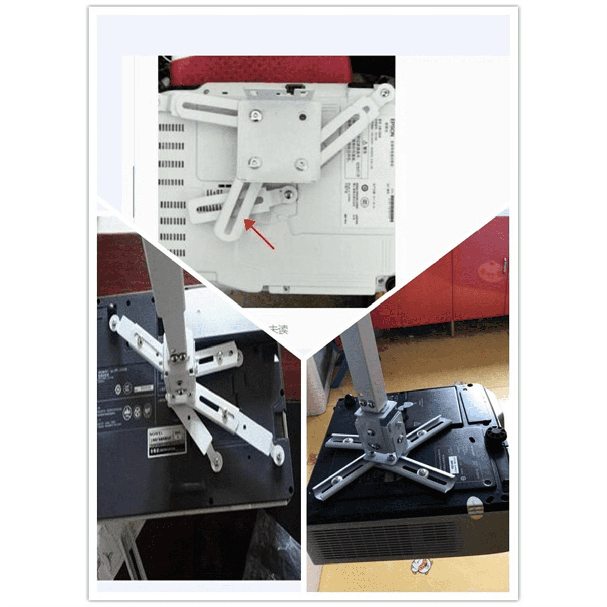 Universal C6 C2 C3 TD96 TD97 Projector Ceiling Wall Mount Bracket ...