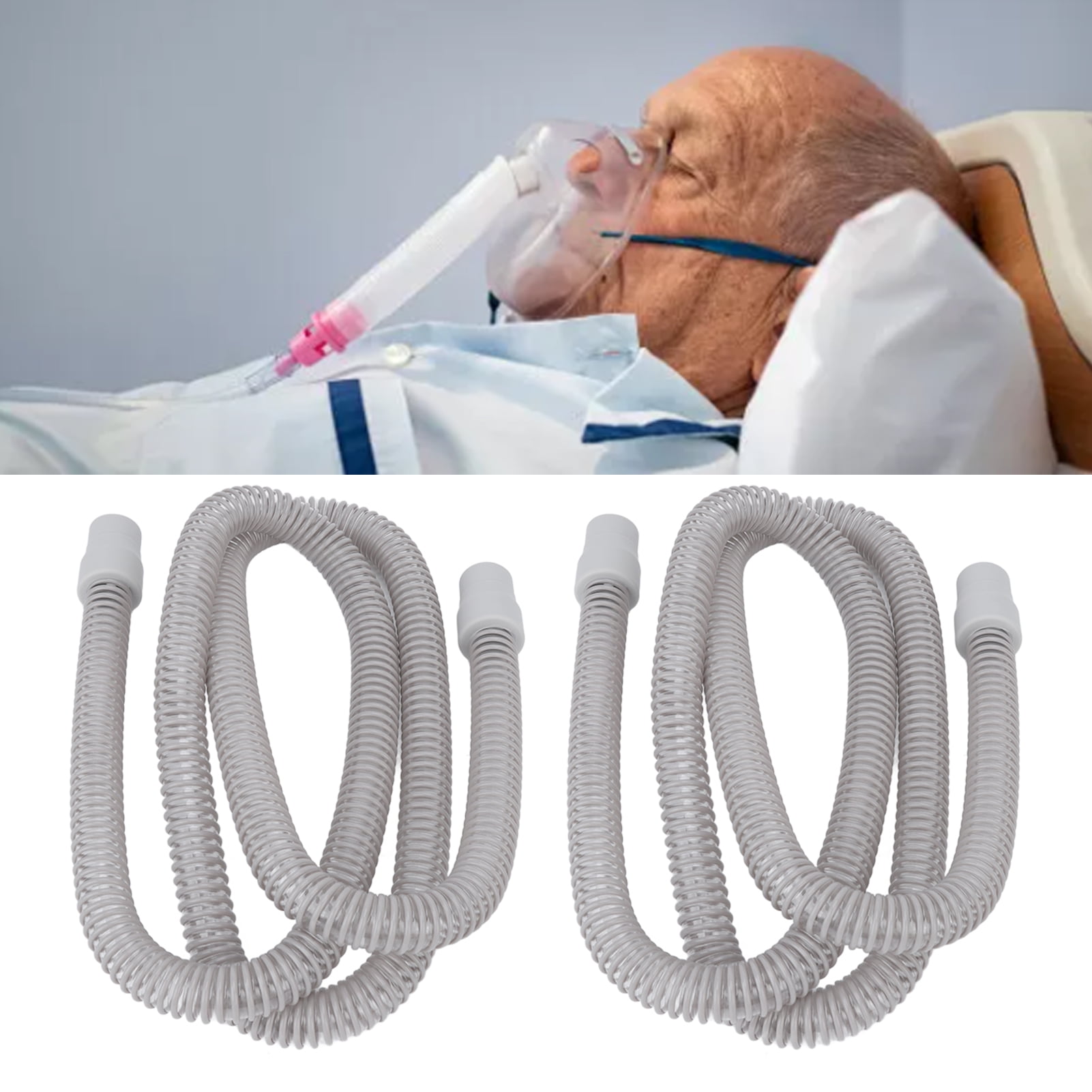 2pcs Universal CPAP Hoses, High Flexibility 70.9in, Ultralight for Home ...