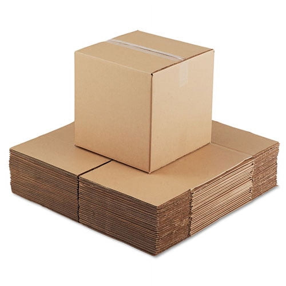 Universal CUBED FIXED-DEPTH CORRUGATED SHIPPING BOXES, REGULAR SLOTTED CONTAINER (RSC), 14" X 14 ...