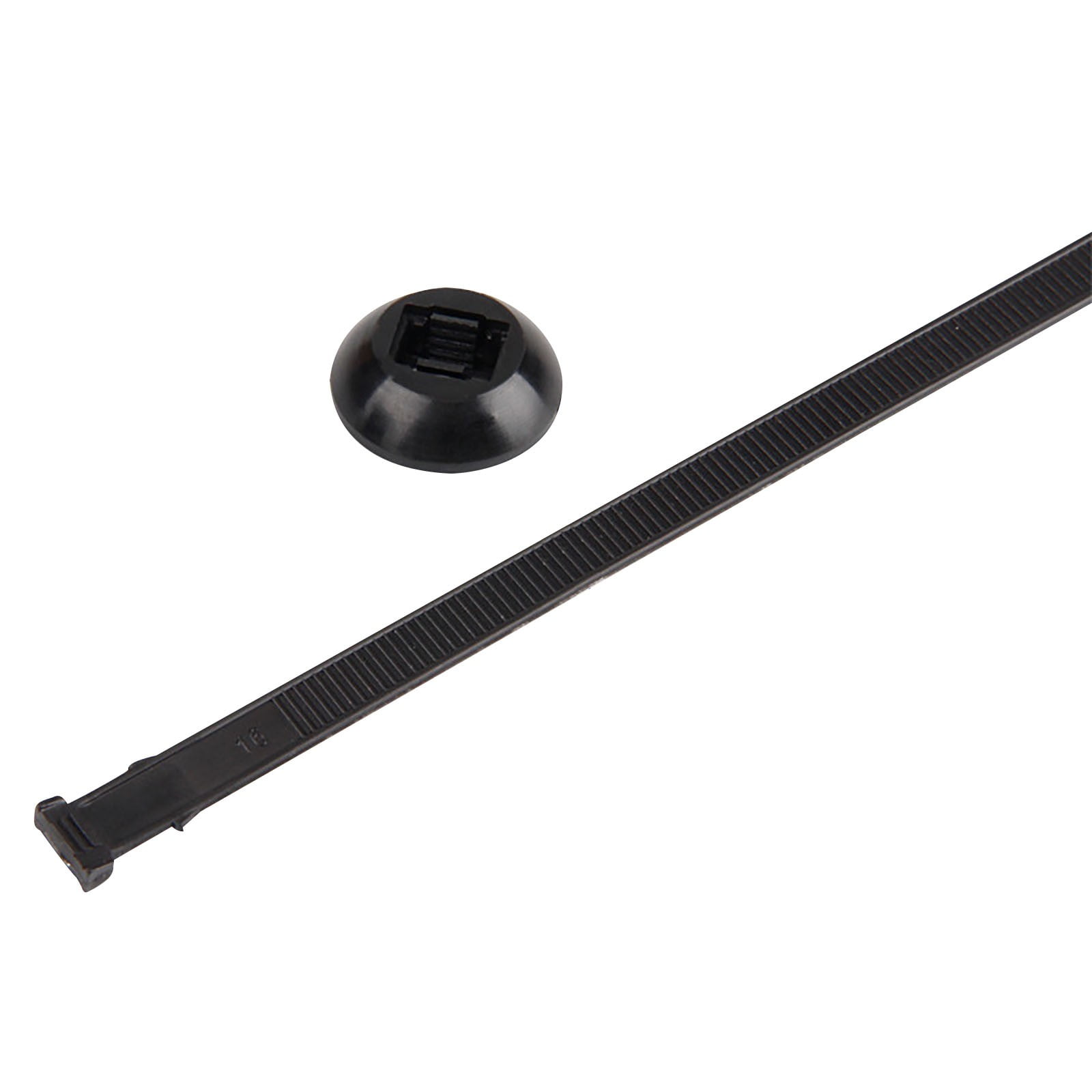 Universal Cable Tie Buckle Nylon Straps 8X280Mm Black Plastic Fastening ...