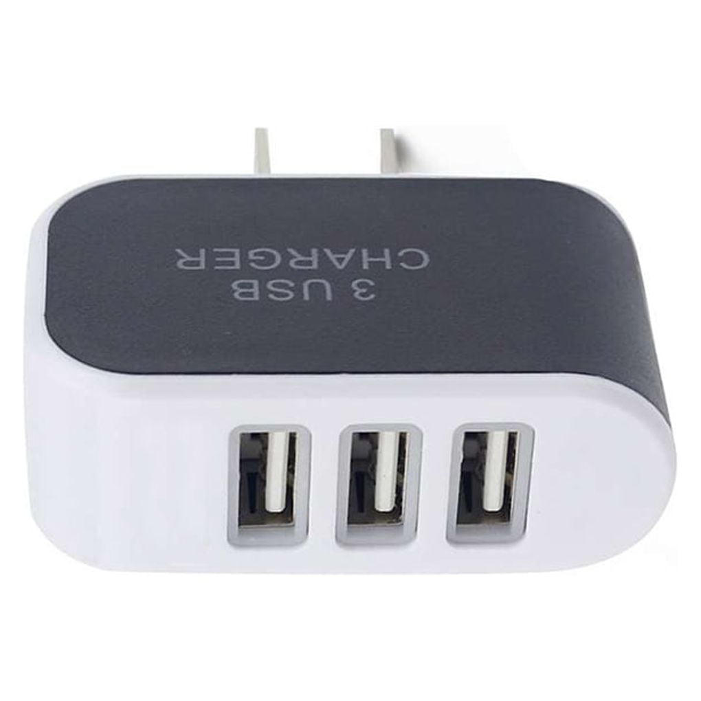 Universal Candy Color 3 USB Multi-Port Wall Charger US Plug Wall ...
