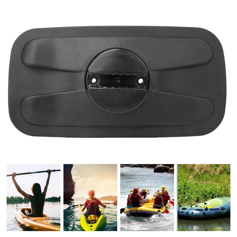 Universal Canoe & Kayak Paddle Holder Clips with Anchor & Grab Handle for Outdoor Inflatable ...