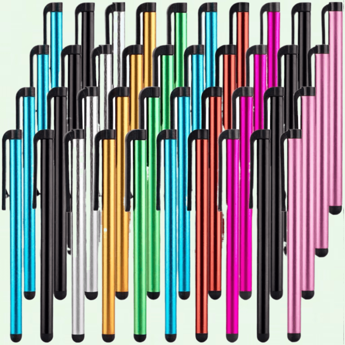 Universal Capacitive Stylus Pens - Set of 40 for iPhone, iPad, Tablet ...