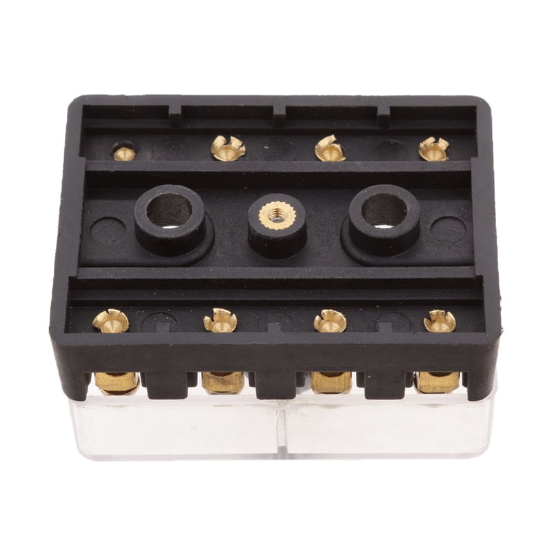 Universal Car 4 Ways Screw Down Fuse Block Box For European GBC Fuse ...