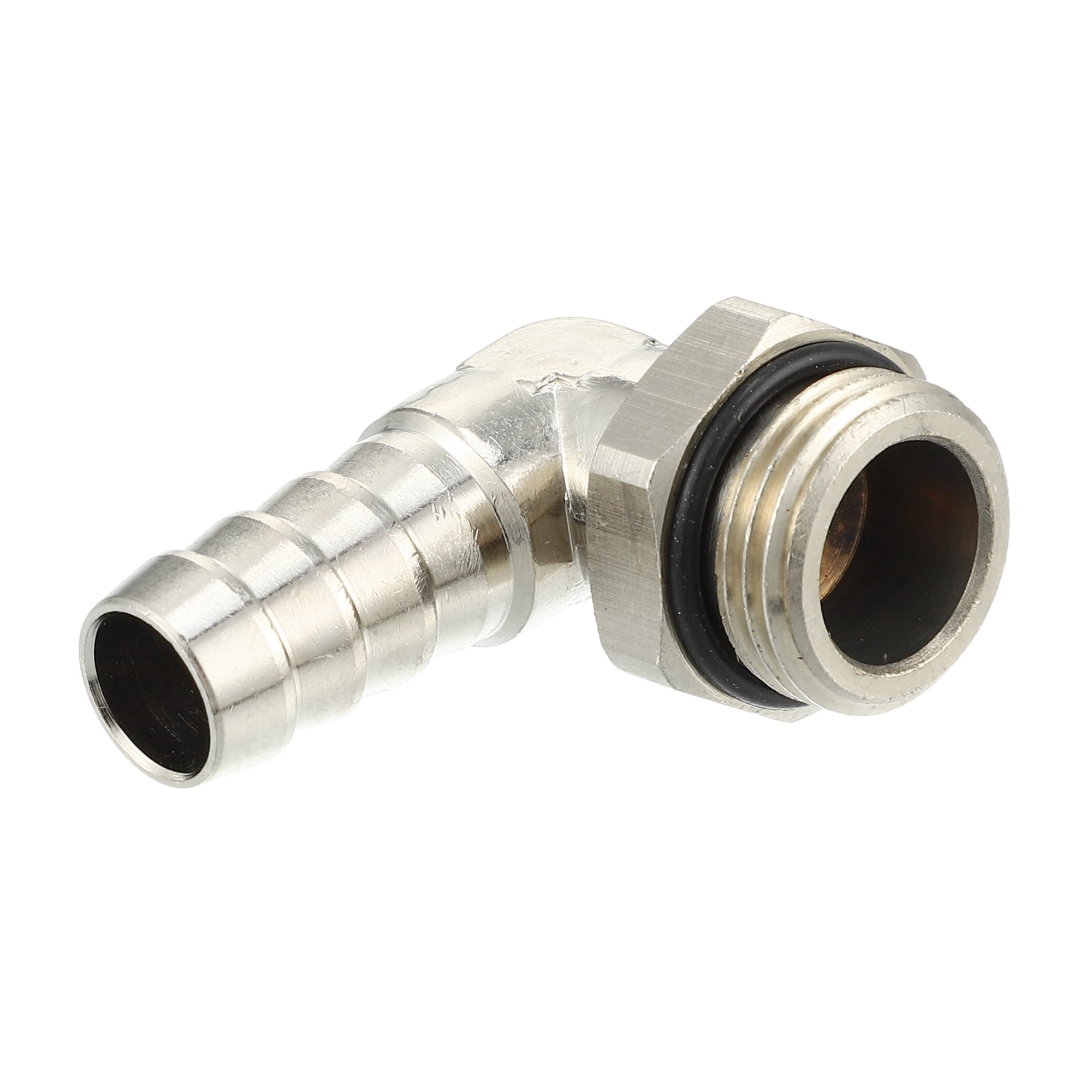 Universal Car 90 Degree Brass Fitting Hose Adapter 10mm 3/8" Barb to ...