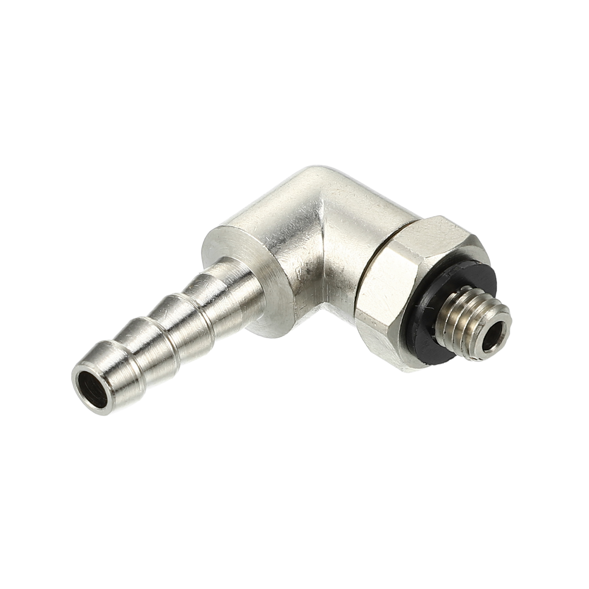 Universal Car 90 Degree Brass Fitting Hose Adapter 4mm 5/32" Barb to ...