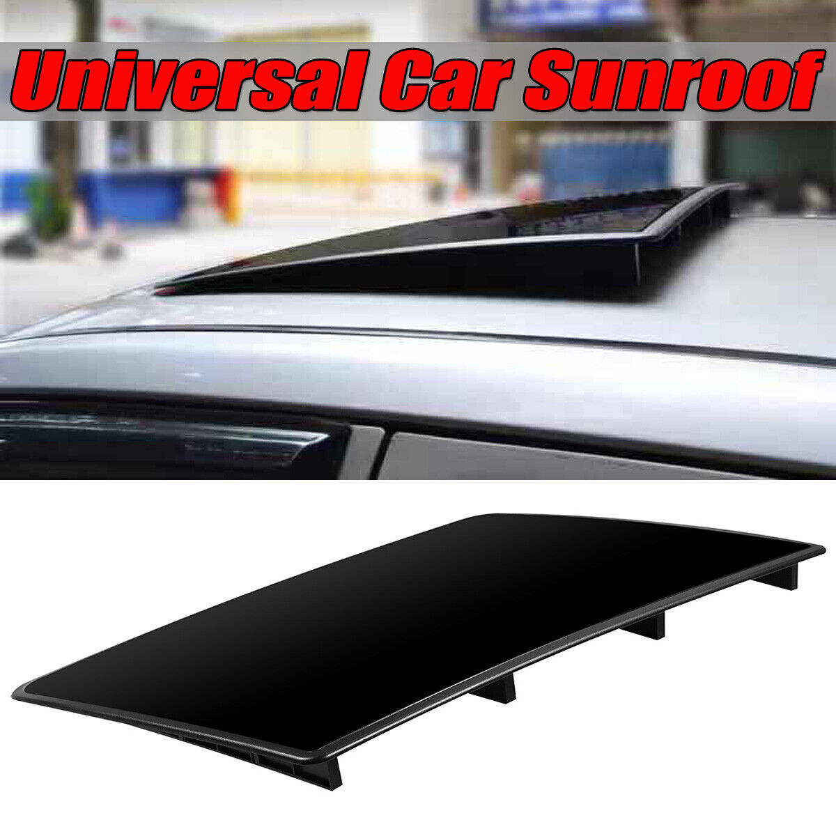 Universal Car ABS Sunroof Cover Imitation Sunroof Roof Sunroof DIY ...