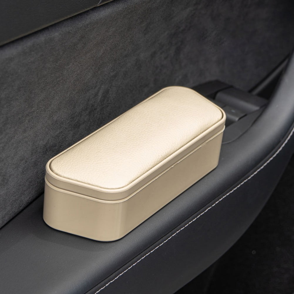Universal Car Armrest Door Storage Box Adjustable Height Elbow Rest ...