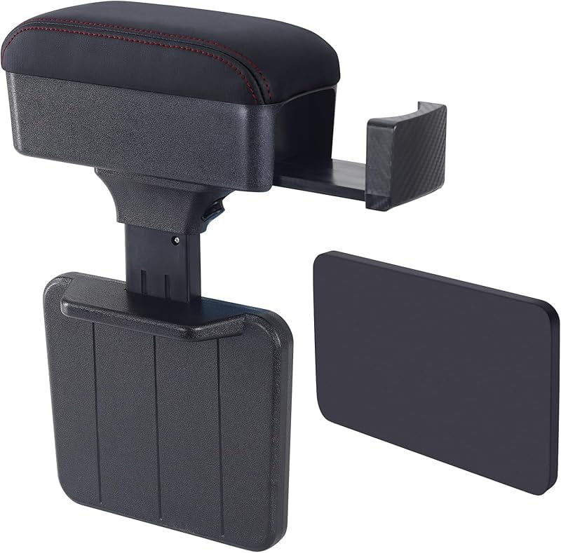 Universal Car Armrest Storage Box with Cup Holder, USB/Type-C Ports ...