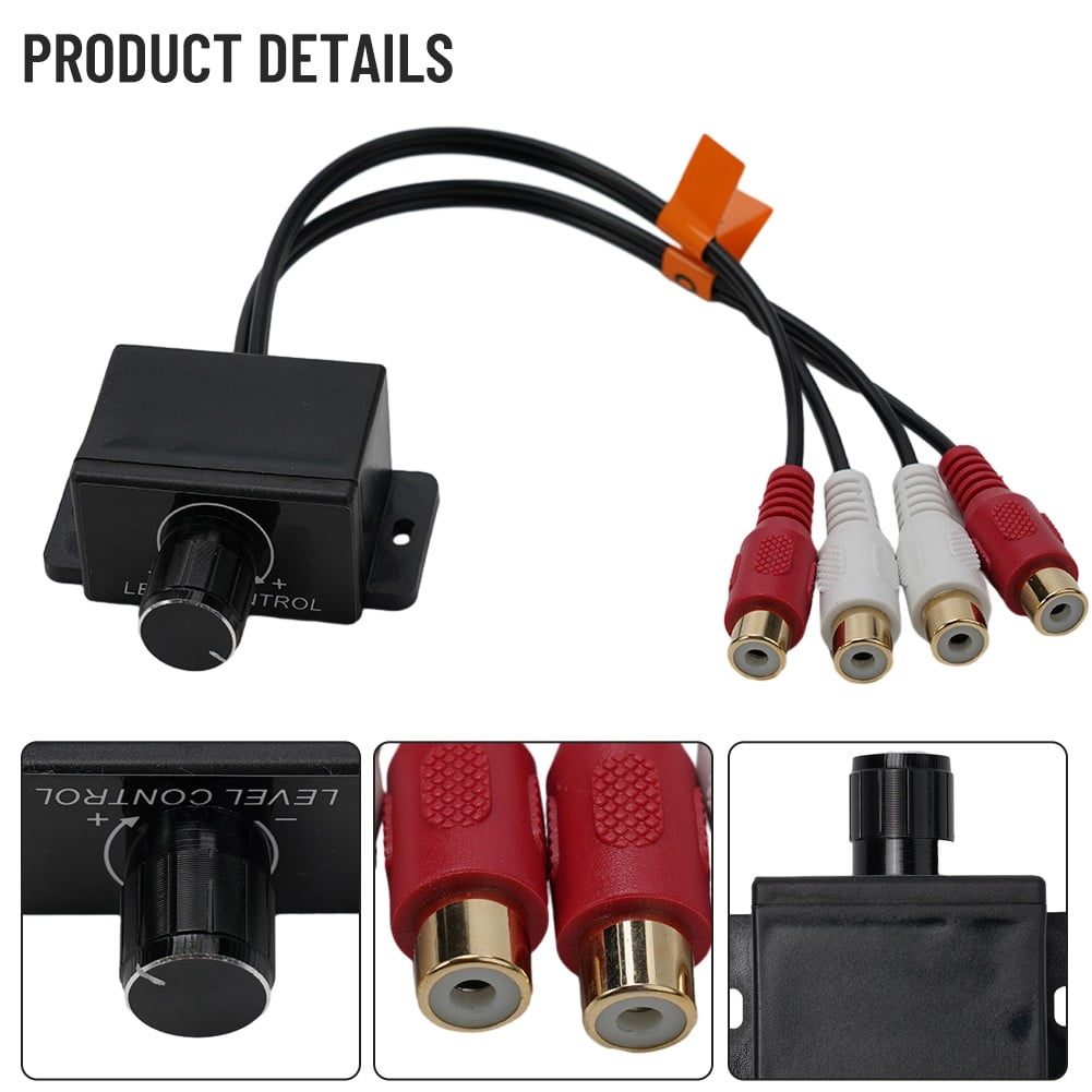 Universal Car Audio Bass RCA Level Remote Volume Control Knob LC-1 ...
