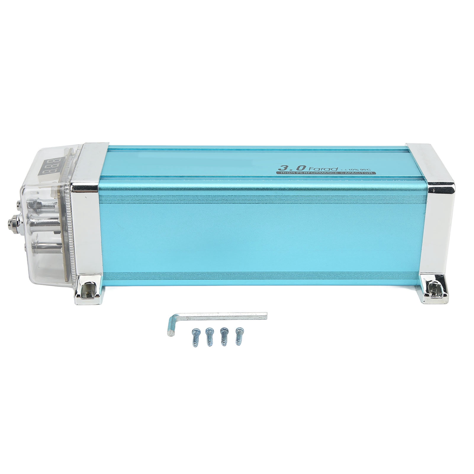 Universal Car Audio Capacitor, 3 Farad Digital Power Capacitor with 3/4 ...