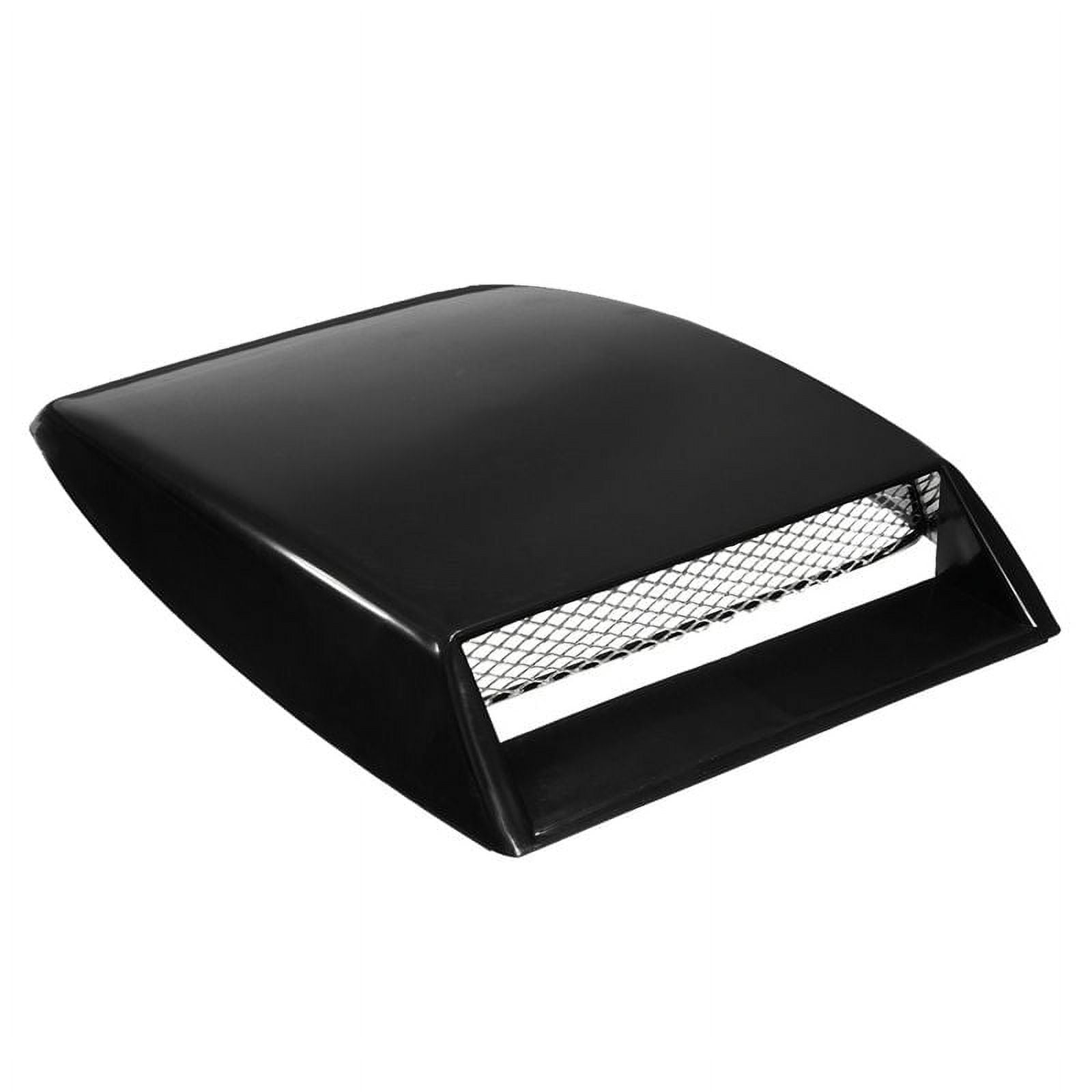 Universal Car Auto Black Decorative Air Flow Intake Scoop Bonnet Vent ...