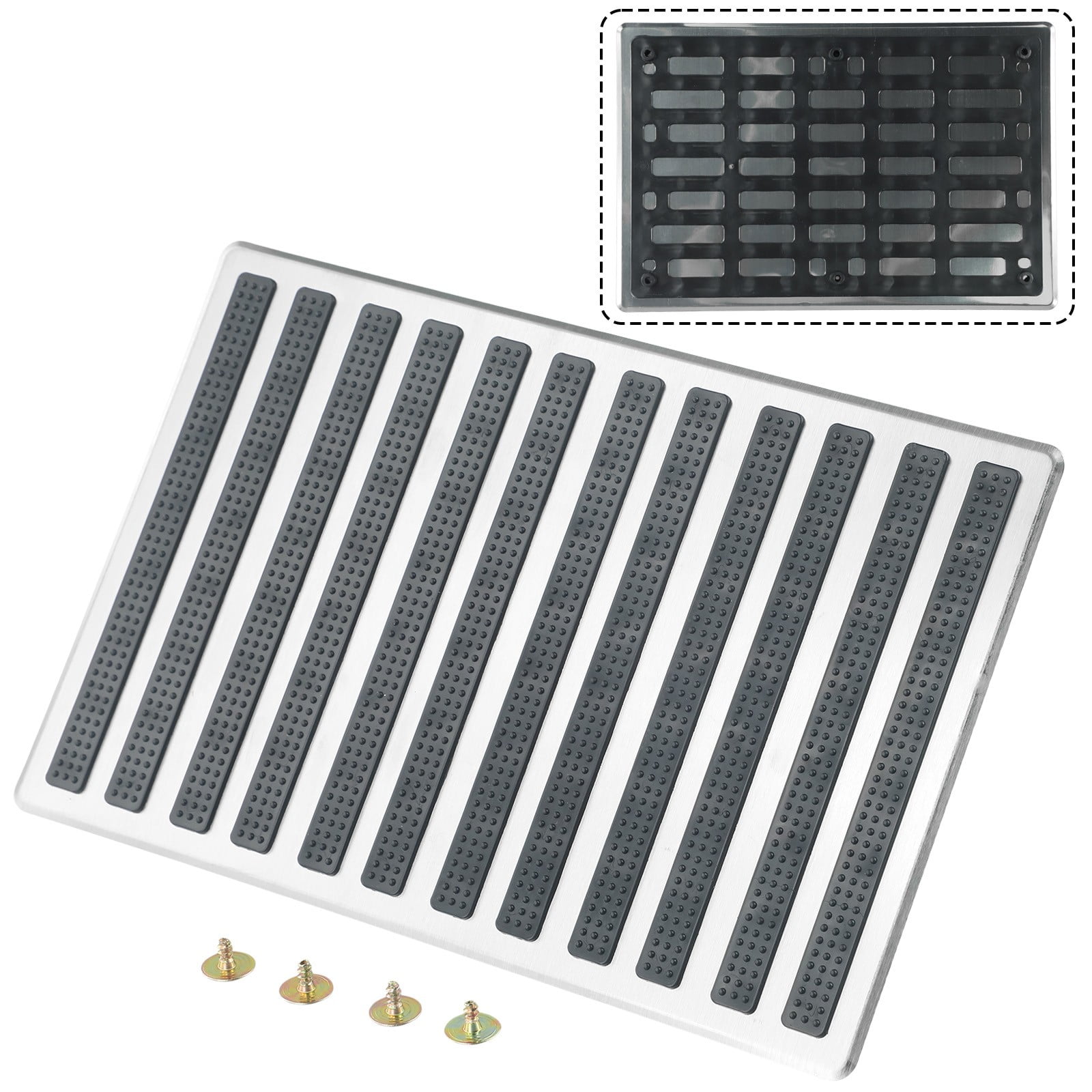 Universal Car Auto Floor Carpet Mat Patch Foot Heel Plate Pedal Pad 23 ...