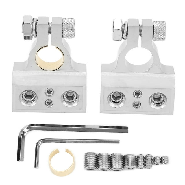 Universal Car Battery Connectors Dual 1/0 and 8 Gauge Positive Or ... Universal Car Battery Connectors Dual 1/0 and 8 Gauge Positive Or ...
