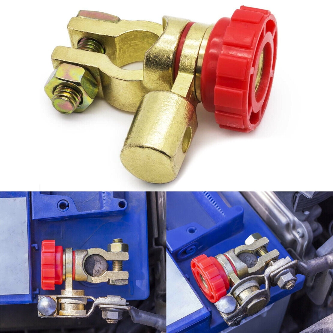 Universal Car Battery Disconnect Switch Isolator Cut Off Switch 17mm ...