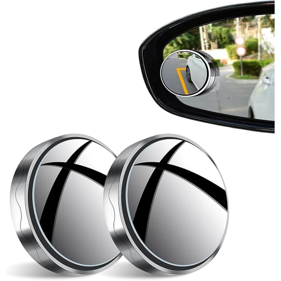 Universal Car Blind Spot Mirrors 2 Pack Adjustable Round Rear View ...