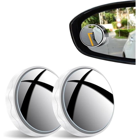 Universal Car Blind Spot Mirrors 2 Pack Adjustable Round Rear View ...
