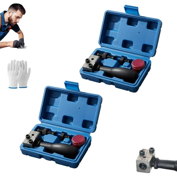 Universal Car Brake Line Flaring Tool Kit, 3/16 Inch Heavy Duty Double ...