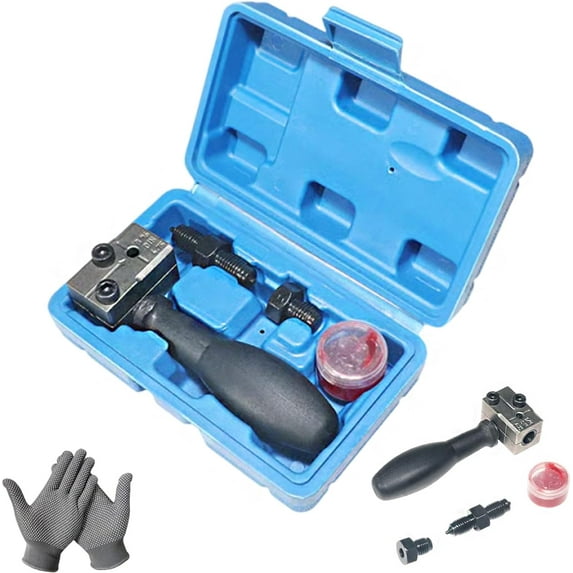 Universal Car Brake Line Flaring Tool Kit, 3/16 Inch Precision Pipe ...