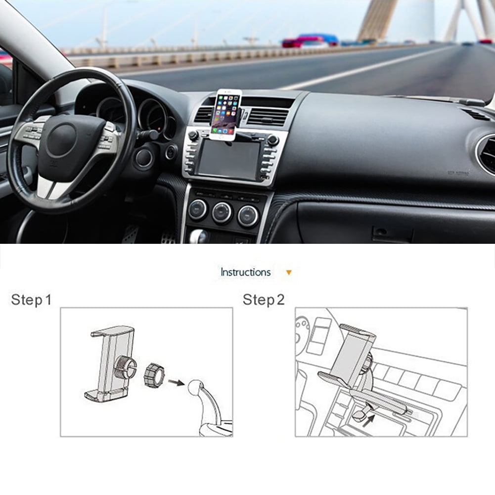 Universal Car CD Slot Mobile Phone GPS Sat Navigation Stand Holder ...