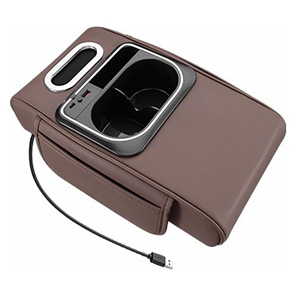 Universal Car Center Console Cover,Multifunctional PU Leather Car ...