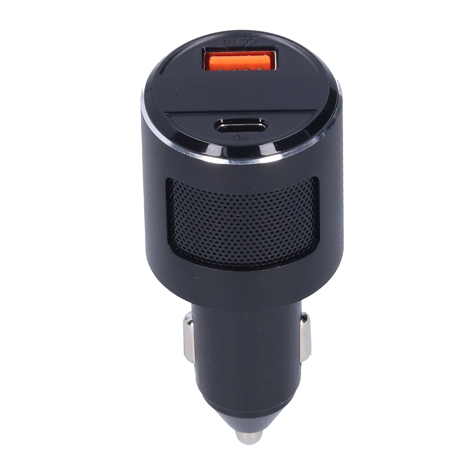 Universal Car Charger with LED Display, 12-24V Dual USB Type-C Ports ...