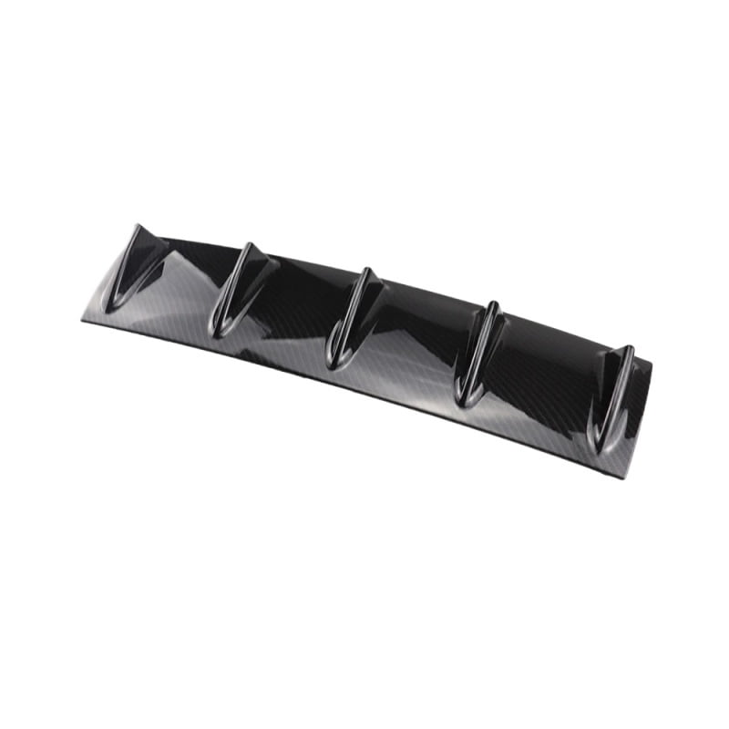 Universal Car Chassis Shark Fin Spoiler Diffuser Rear Back Bumper Lip ...