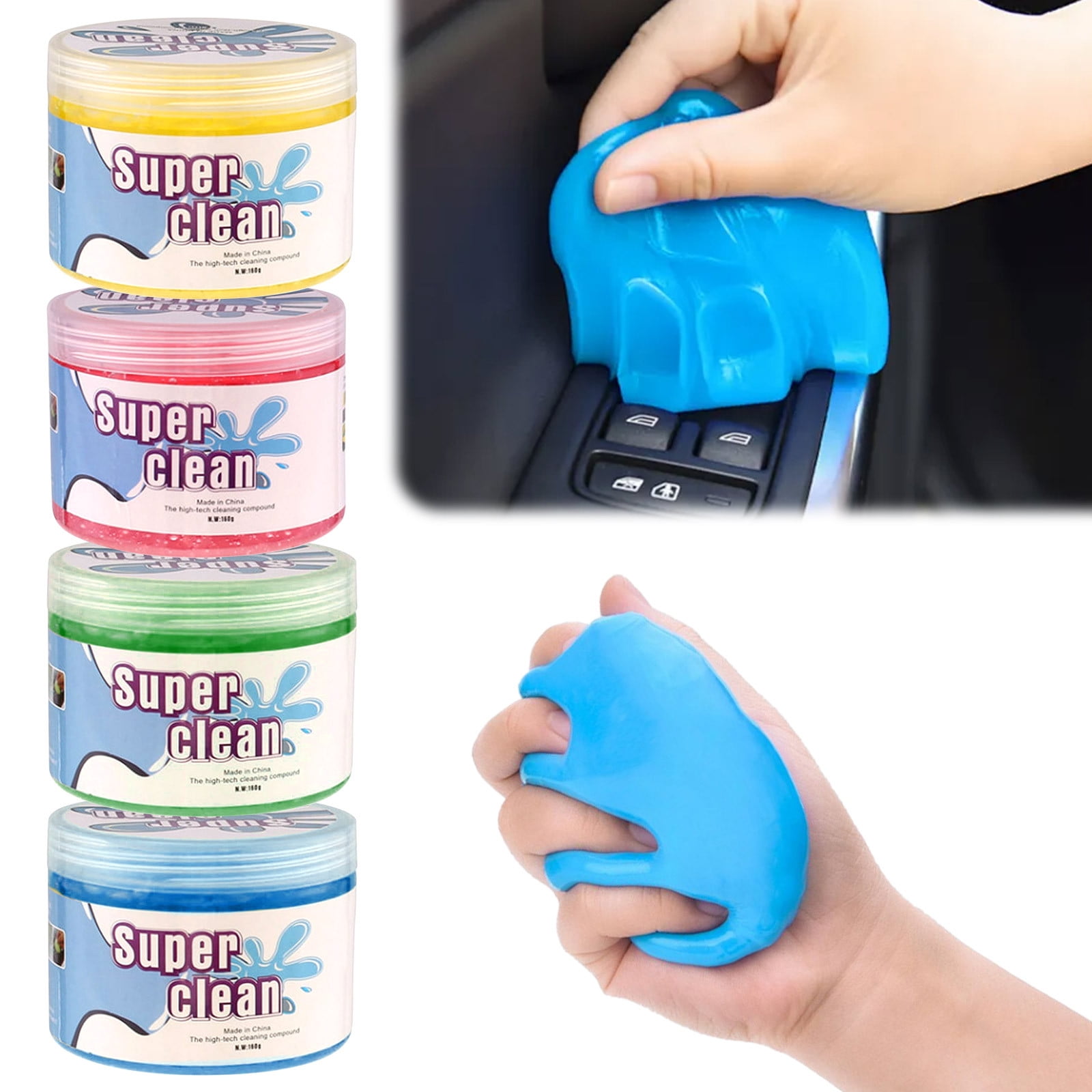 Universal Car Cleaning Gel, Reusable Detailing Car Crevice Cleaner ...