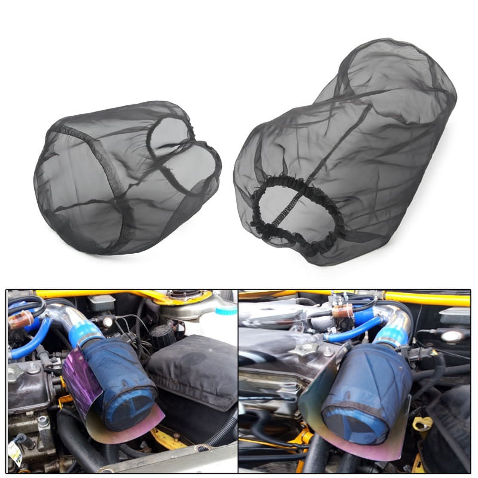 Universal Car Cone Air Filter Protective Cover Waterproof 15x12cm ...