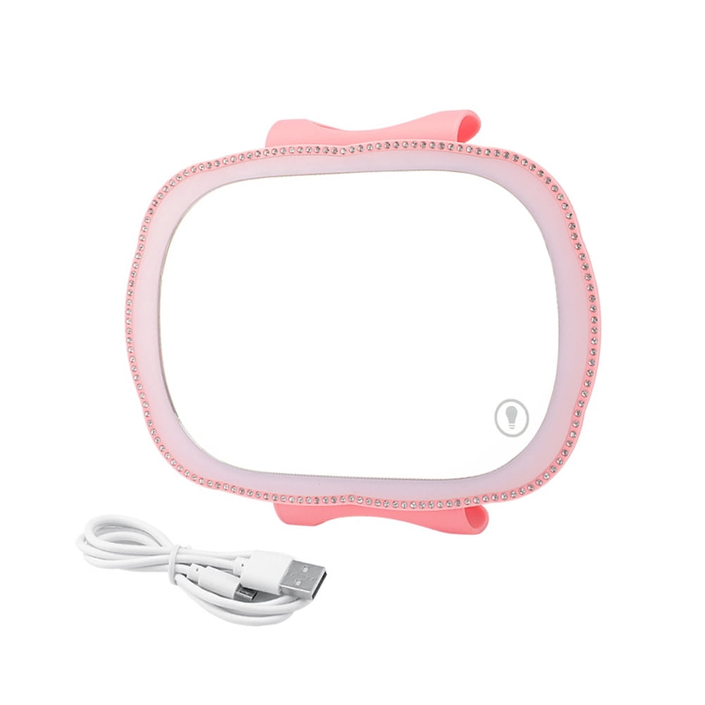 Universal Car Cosmetic Mirror Rechargeable Cosmetic Mirror with Led ...