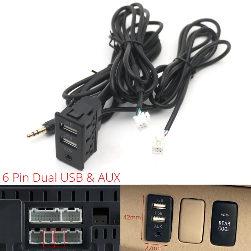 Universal Car Dash Flush Mount USB Type C Port Switch Panel Auto Boat 3 ...