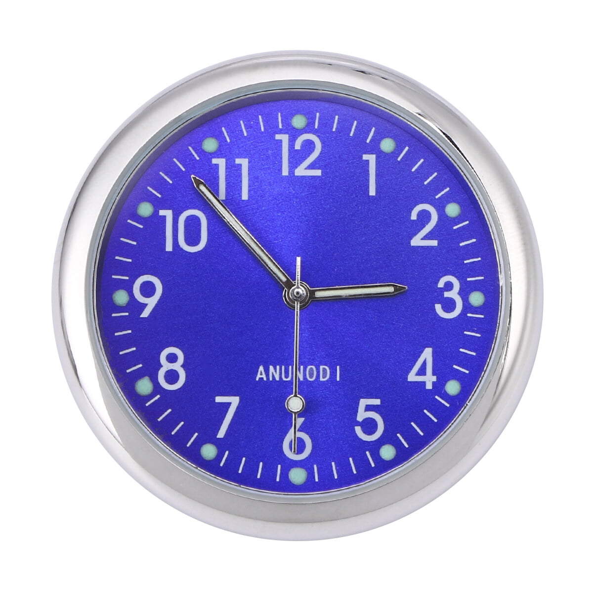 Universal Car Dashboard Clock 1 Set Electronic Luminous Pointer Blue ...
