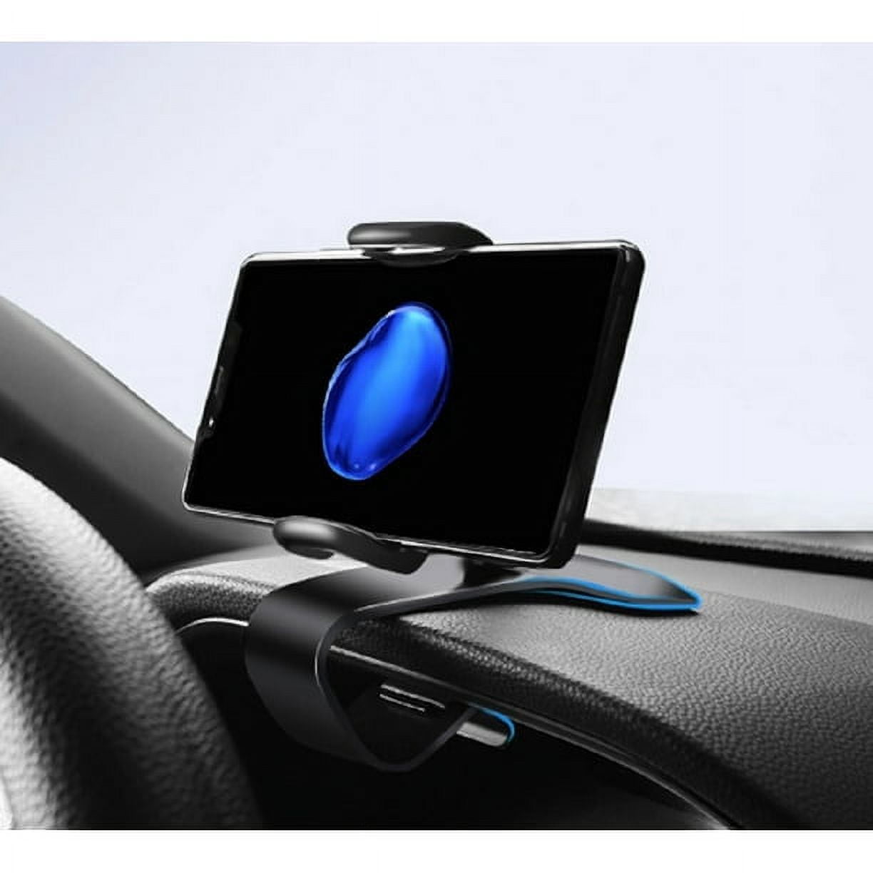 Universal Car Dashboard Mount Holder, HUD Design Cradle, Clamp Arm ...